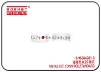China ISUZU 6HK1 FVR Standard Connecting Rod Bearing Set 8-98064281-0 8980642810 for sale