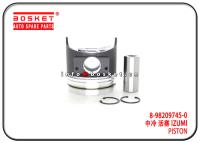 China ISUZU 4HG1-T NKR Piston 8-98209745-0 8982097450 8972190320 1.46kg for sale