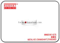 China Isuzu 4JB1 Standard Crankshaft Metal Kit M4651A1-0.75 M4651A10.75 Engine Parts for sale