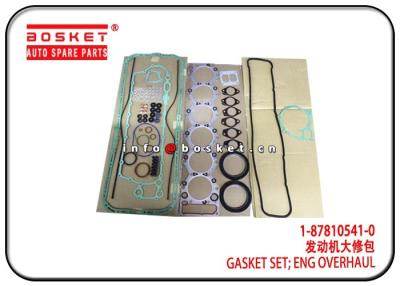 China Isuzu CXZ 6SA1 Engine Overhaul Gasket Set 1-87810541-0 1878105410 2.2kg for sale