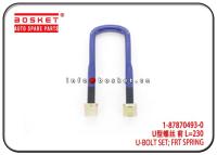 China Isuzu CXZ CVZ Front Spring U-Bolt Set 1-87870493-0 1878704930 10PE1 for sale