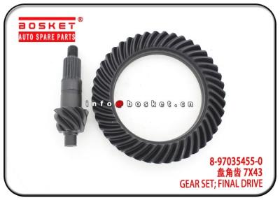 China ISUZU 8-97035455-0 8970354550 Final Drive Gear Set for 4HF1 NPR66 10.7kg for sale