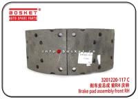 China ISUZU FVR34 Front Right Brake Pad Assembly 3201220-117 C 1-47120616-0 for sale