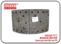 China Isuzu FVR34 Brake Pad Assembly Rear Right Hand 3202220-117 C 3202220117 C for sale