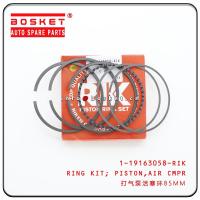 China ISUZU 6WF1 Air Compressor Piston Ring Kit 1-19163058-RIK 119163058RIK for CXZ EXR Trucks for sale