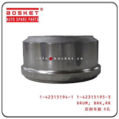 China ISUZU CXZ Rear Brake Drum 1-42315194-1 1-42315195-3 1423151941 1423151953 46.5kg Heavy Duty for sale