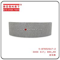 China ISUZU 5-87832047-2 5878320472 Rear Brake Shoe Kit for NPR 4HK1 6.32kg for sale