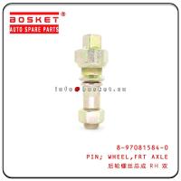 China ISUZU NKR NPR Front Axle Wheel Pin RH 8-97081584-0 8970815840 for 4HK1 4HG1 for sale