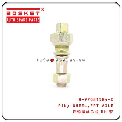 China ISUZU NKR NPR Front Axle Wheel Pin RH 8-97081584-0 8970815840 for 4HK1 4HG1 for sale