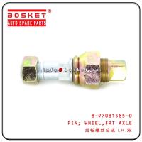 China ISUZU 8-97081585-0 8970815850 Front Axle Wheel Pin LH for 4HK1 4HG1 700P NKR NPR 0.25kg for sale