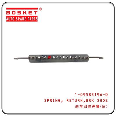 China Isuzu Brake Shoe Return Spring 1-09583196-0 1095831960 for 10PE1 6HK1 VC46 FVZ34 for sale