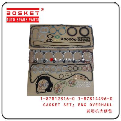 China Isuzu 6HK1 FVR34 Engine Overhaul Gasket Set 1878123160 1878144960 1-87812316-0 for sale