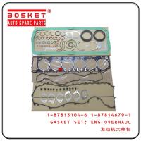 China Isuzu 6HH1 Engine Overhaul Gasket Set 1-87813104-6 1878131046 for FTR33 FRR for sale