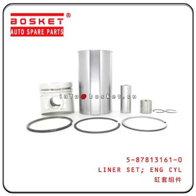 China ISUZU 4BE1 Engine Cylinder Liner Set 5-87813161-0 5878131610 for NPR58 NKR for sale