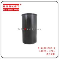 China Isuzu 8-94391602-0 8943916020 Cylinder Block Liner for 6HK1 4HK1 FVZ34 FRR for sale