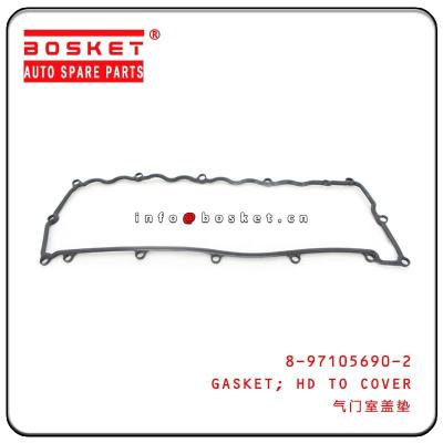 China Isuzu 4HE1 Engine Head to Cover Gasket 8-97105690-2 8971056902 Truck Parts for sale