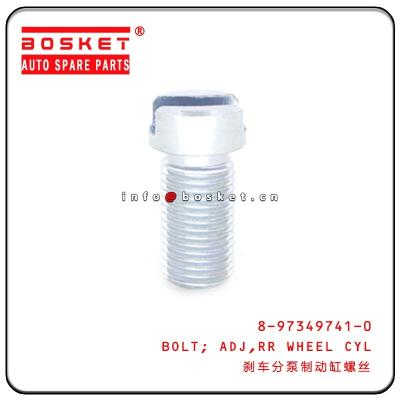 China ISUZU 4HK1 700P NKR NPR Rear Wheel Cylinder Adjuster Bolt 8-97349741-0 8973497410 for sale