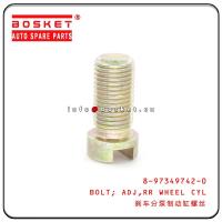 China Isuzu 4HK1 700P NKR NPR Rear Wheel Cylinder Adjuster Bolt 8-97349742-0 8973497420 for sale
