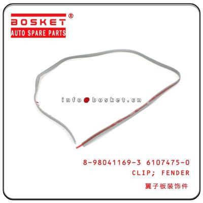 China ISUZU CYZ14 VC46 Fender Clip L 8-98041169-3 6107475-0 8980411693 61074750 0.03kg for sale