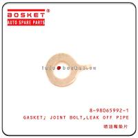 China Isuzu 6UZ1 Leak Off Pipe Joint Bolt Gasket 8-98065992-1 8980659921 for 700P CVZ CYZ CXZ for sale