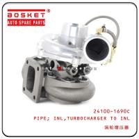 China ISUZU 6BG1 Turbocharger Inlet Pipe 24100-1690C Truck Engine Part for sale