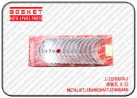 China Standard Crankshaft Metal Kit 1115100742 1-11510074-2 for Isuzu 6BG1 6BD1 FRR FSR for sale