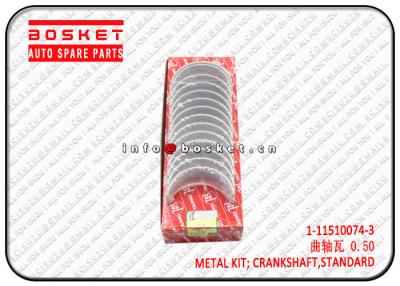 China Standard Crankshaft Metal Kit 1115100743 for Isuzu 6BG1 6BD1 FRR FSR for sale