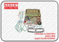 China ISUZU 4BG1 Engine Overhaul Gasket Set 5878142813 5878127004 5-87814281-3 5-87812700-4 for sale