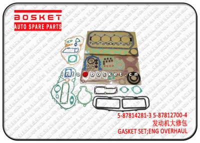 China ISUZU 4BG1 Engine Overhaul Gasket Set 5878142813 5878127004 5-87814281-3 5-87812700-4 for sale