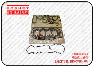 China Isuzu 4JJ1T Engine Overhaul Gasket Set 5878163530 5-87816353-0 for sale
