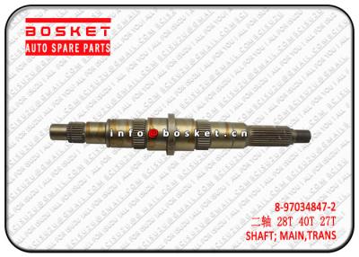 China Isuzu 4HF1 MXA5R Transmission Main Shaft 8970348472 5.5KG OEM Quality for sale