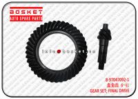 China Isuzu NPR Final Drive Gear Set 8970470921 8-97047092-1 17kg Truck Chassis Parts for sale