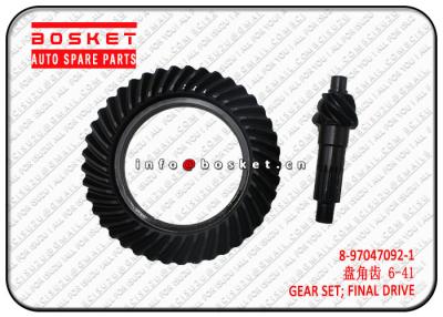 China Isuzu NPR Final Drive Gear Set 8970470921 8-97047092-1 17kg Truck Chassis Parts for sale