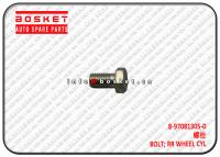 China Isuzu 8970813050 8-97081305-0 Rear Wheel Cylinder Bolt for 700P 4HK1 0.03kg for sale