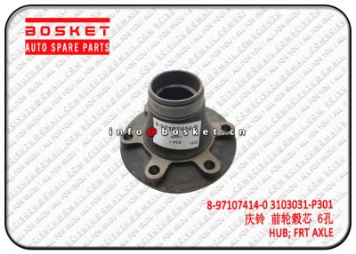 China Front Axle Hub Truck Chassis Parts for Isuzu 4HK1 NPR 8971074140 3103031P301 14kg for sale