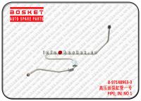 China Isuzu NPR 4HE1 Injection Pipe No 1 8971489633 0.3kg Fuel Line for sale
