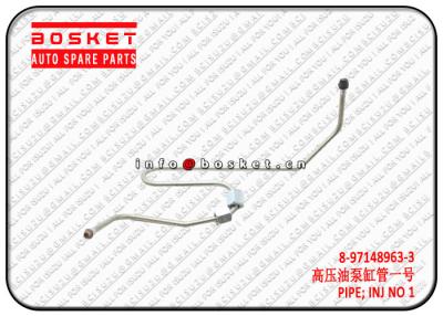 China Isuzu NPR 4HE1 Injection Pipe No 1 8971489633 0.3kg Fuel Line for sale