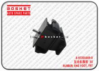 China Isuzu 4HG1 NPR Front Engine Foot Rubber 8972016690 8-97201669-0 2.22kg for sale