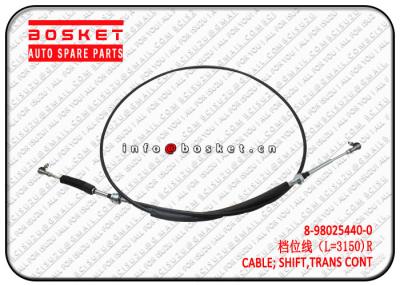 China Isuzu 700P Transmission Control Shift Cable 8980254400 8-98025440-0 1.16kg for sale