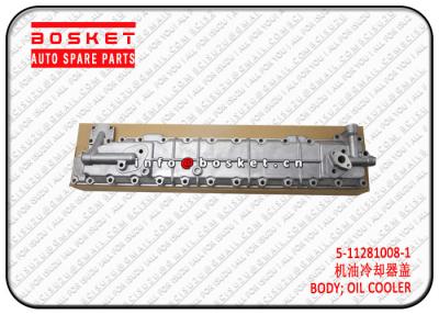 China Isuzu 5112810081 5-11281008-1 Oil Cooler Body for 6BD1 6BB1 FSR FTR 1.8kg for sale