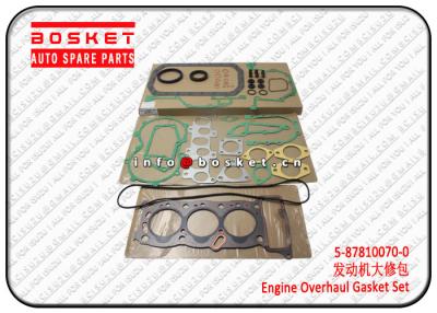 China Engine Overhaul Gasket Set for Isuzu 3KR1 5878100700 5-87810070-0 1PCS for sale