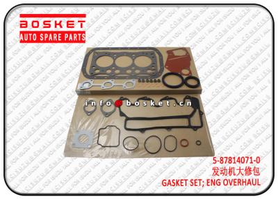 China Isuzu 3LD1 Engine Overhaul Gasket Set 5878140710 5-87814071-0 0.58kg for sale