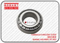 China Isuzu FTR Front Axle Hub Inner Bearing 1.97 kg 9-00093114-0 HM212047 212010 for sale