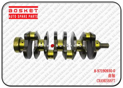 China Isuzu 4JG2 NHR Crankshaft 8971909300 26kg Engine Part for N Series Trucks for sale
