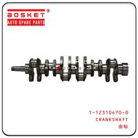China Isuzu FVR 6BG1 Forged Steel Crankshaft 1-12310470-0 1123104700 56kg for sale