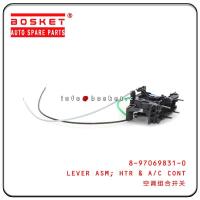China ISUZU NKR55 4JB1 Heater Air Conditioner Control Lever Assembly 8970698310 for sale