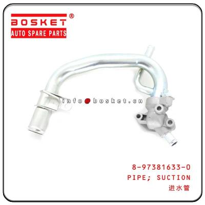 China Isuzu TF 4JA1 Suction Pipe 8-97381633-0 8973816330 Engine Parts 0.78kg for sale
