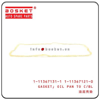 China Oil Pan to Cylinder Block Gasket 1-11367131-1 1-11367121-0 for Isuzu 6HK1 Engine for sale