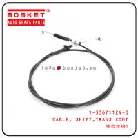 China Transmission Control Shift Cable 1-33671124-0 1336711240 for ISUZU FSR33 MBJ6T 1.24kg for sale