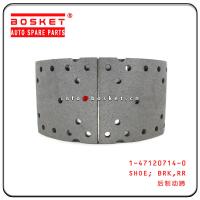 China ISUZU FVR34 VC46 Rear Brake Shoe RH 1-47120714-0 1471207140 15kg for sale